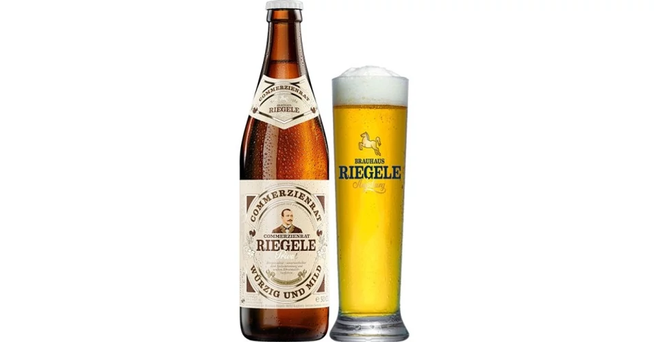 Riegele Commerzienrat Helles- 1 LITER - Frissen palackozott sör